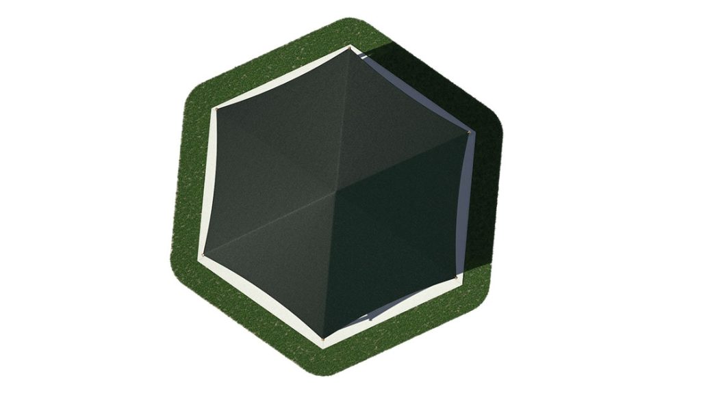 12' Hexagon Hip Shade | Shade & Shelter | PDPlay