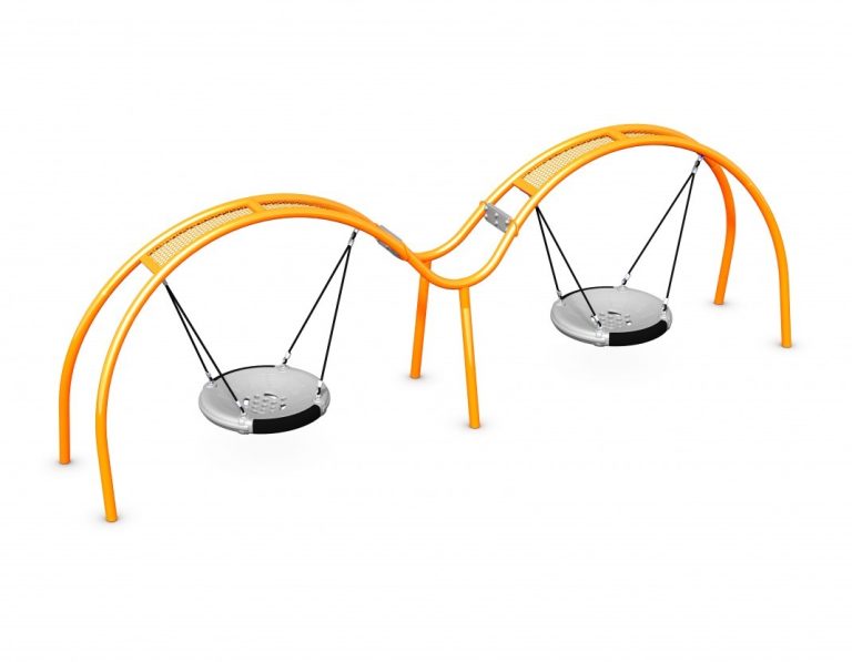 Double Flying Saucer Swing | Freestanding Swings | PDPlay