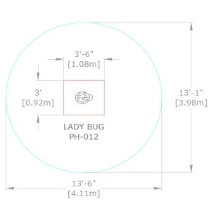 Lady Bug Pod Hoppers | Freestanding Nature Play | PDPlay