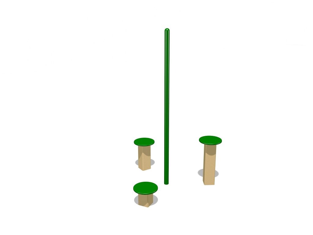 Stretch Pole | Outdoor Fitness Equipment | PDPlay