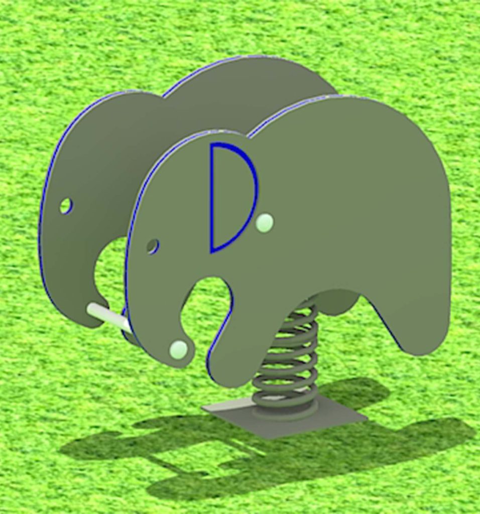 Elephant Spring Rider | Motion Play | PDPlay Playgrounds